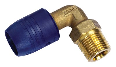 smartFIX Elbow Male Brass 90° 16x1/2" | Wavin