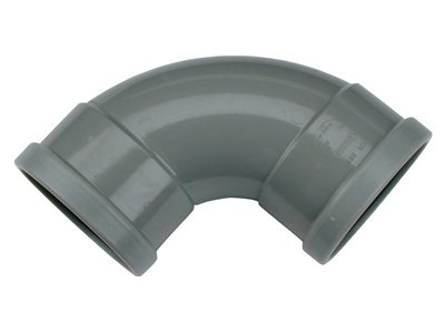 PVC Bend 87°30 GY 400 SN4 S/S | Wavin