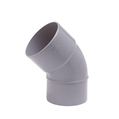 Wadal PVC Bend 45° GY 50 S/SP | Wavin